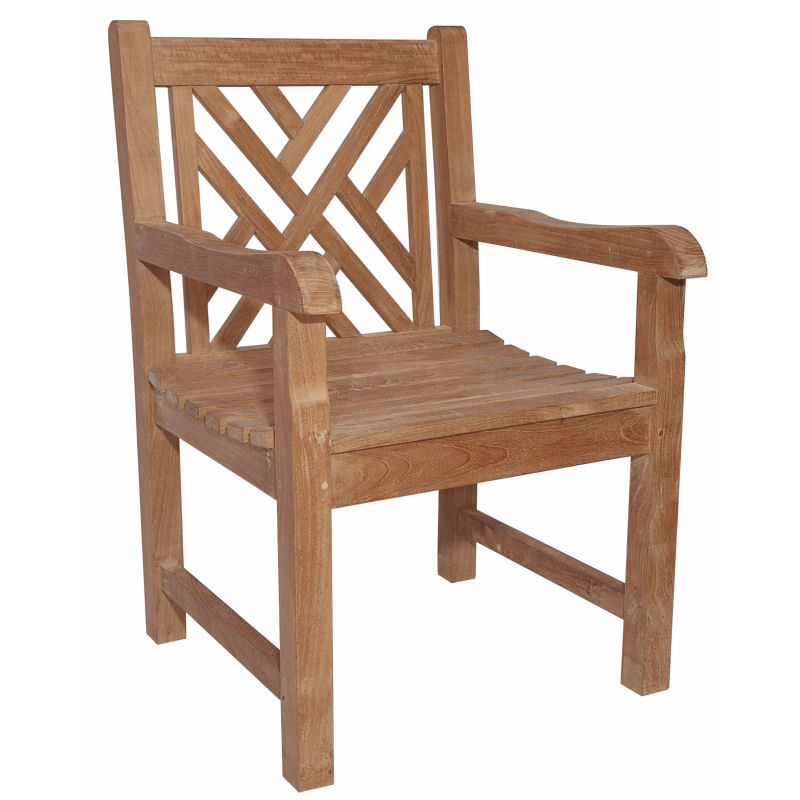 Teak Outdoor Dining Chairs CHD-120 Wooden Furniture Patio & Garden
