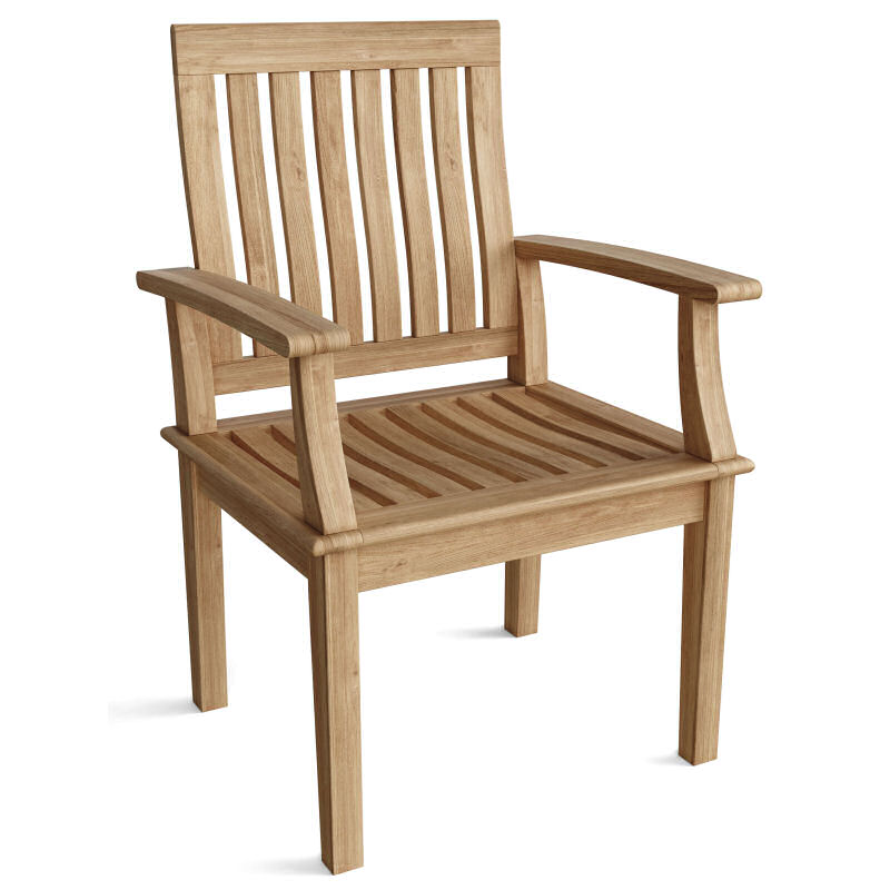 Teak Outdoor Dining Chairs CHD-709 Wooden Furniture Patio & Garden