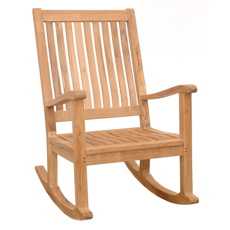Outdoor Wooden Rocking Chair CHR-101 Perfect for Porch or Nursery